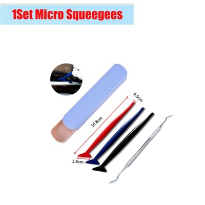 Micro Squeegee Tools Tint Vinyl Wrapping Kit For Car Interior Exterior Sticker | eBay