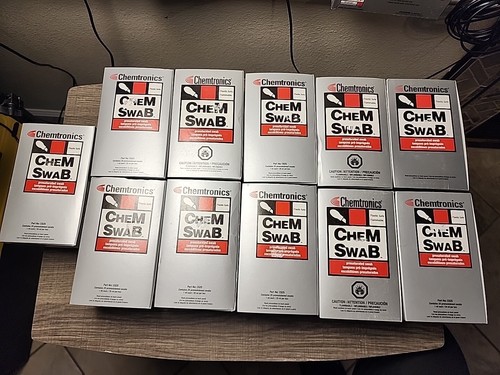 11 - Chemtronics Chem Swab Pre-Saturated Alcohol Swabs CS25- 25 Count ...