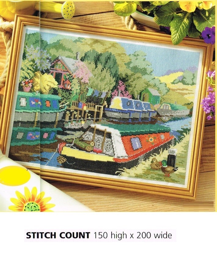 NARROWBOAT PAINTING CROSS STITCH PATTERN ONLY ALS - V | eBay