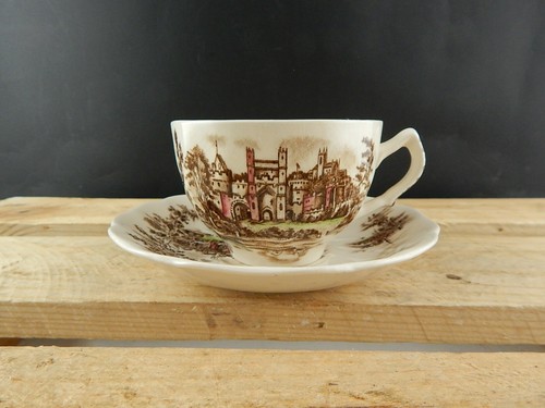 Vintage Semi Porcelain JOHNSON BROS Collection Ancient Towers Tea ...