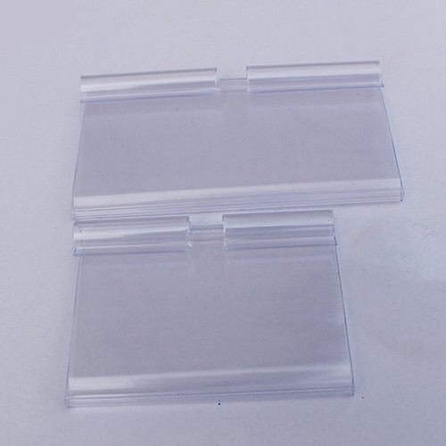 10 Pcs Price Tag Plastic Label Holders Transparent Pvc Store Sign | eBay
