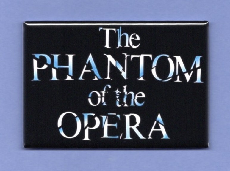 THE PHANTOM OF THE OPERA LOGO *2X3 FRIDGE MAGNET* MOVIE POSTER MUSICAL ...