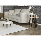 Manhattan Comfort Carmine 3 Piece Coffee Table Set in White | eBay