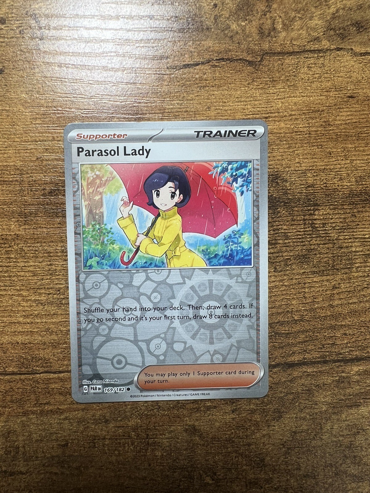 Parasol Lady - 169/182 Paradox Rift Reverse Holo Trainer - NM/MINT | eBay