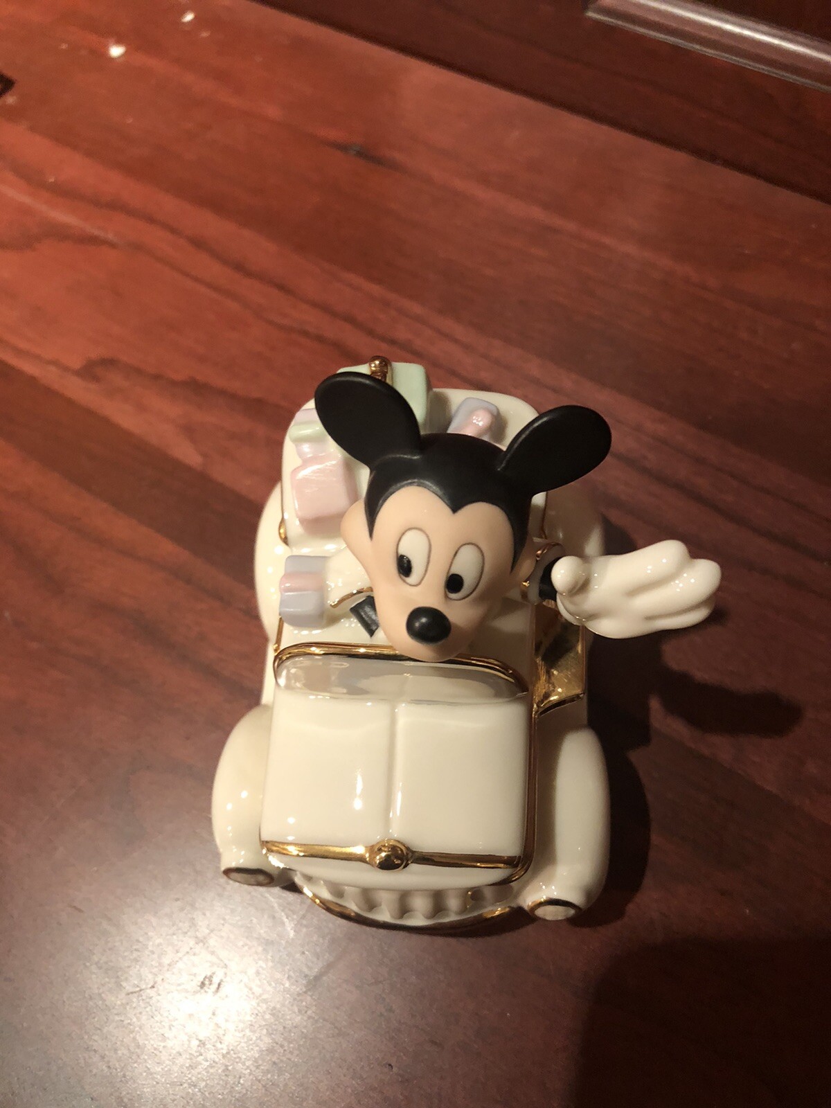 Lenox Disney Mickey Mouse Special Delivery Car Treasure Box New In Box ...