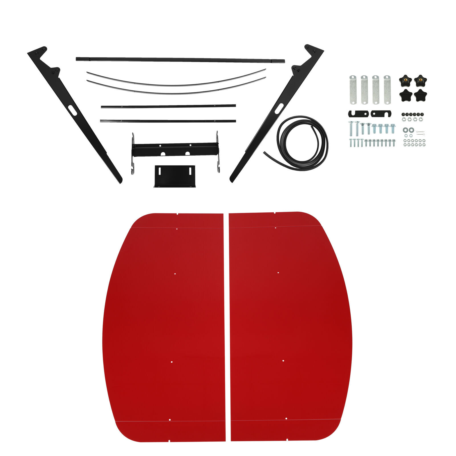 For Kubota, Kioti, Agco Tuff Top Tractor Canopy Orange/White/Green/Red ...