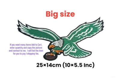 NFL Philadelphia Eagles Patch sport Embroidery ,Iron ,Sewing on Fabric ...