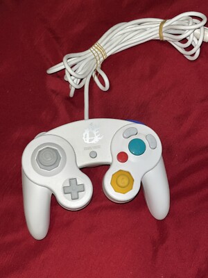Rare Nintendo GameCube Controller Super Smash Bros Melee White Official ...