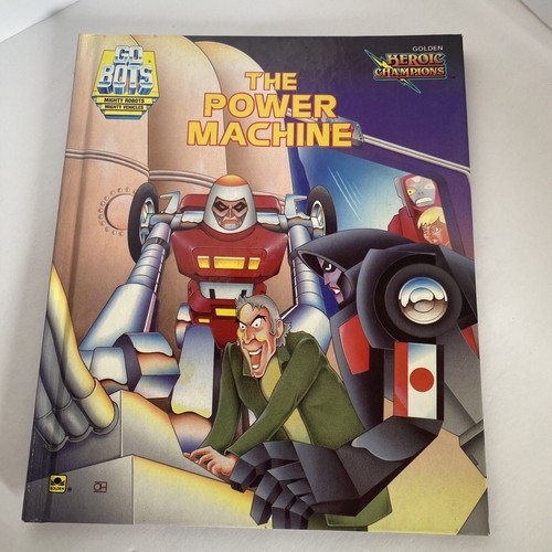 GOBOTS The Power Machine (1985, Hardcover) GO BOTS A Golden Book ...