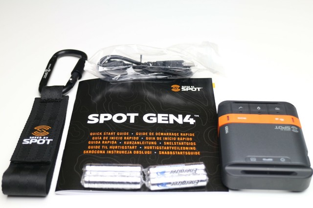 Spot SPOT004 Globalstar Spot Gen4 Satellite Tracker - Black/Orange for ...