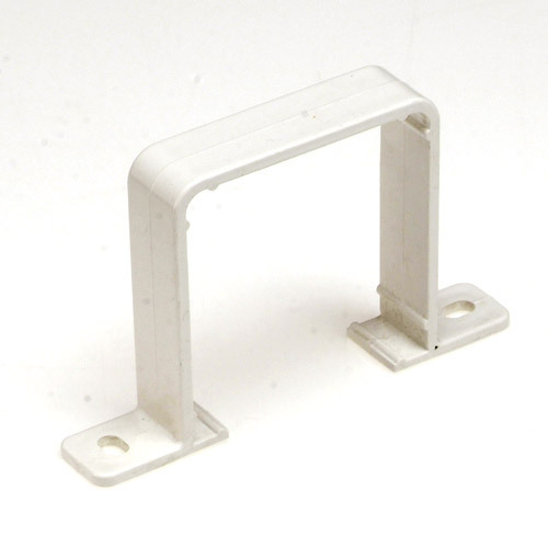 WHITE SQUARE Down Pipe CLIPS FLUSH X 2 | eBay UK