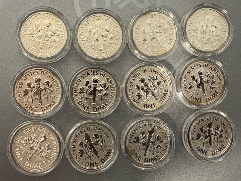2015W Silver Proof and 2015P Reverse Proof Roosevelt Dimes FREE ...