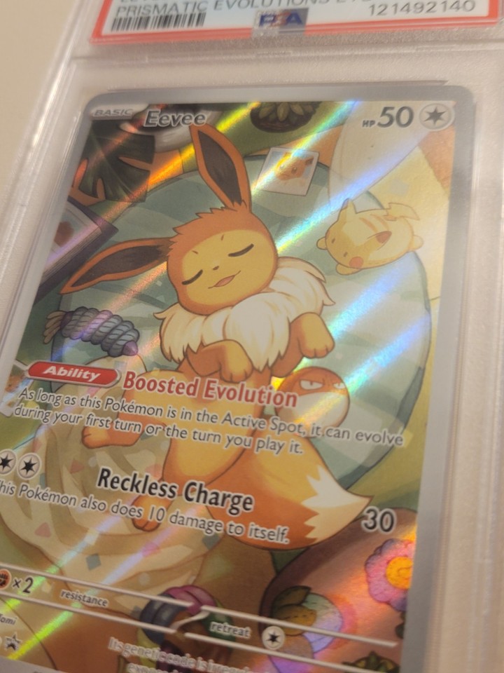Eevee - Pokemon SV Promo Prismatic Evolutions #173 - Near Mint to Mint ...