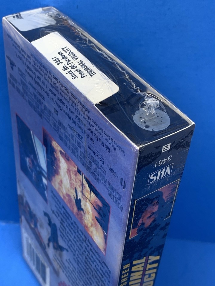 Terminal Velocity VHS Movie NEW Sealed Charlie Sheen PolyGram | eBay