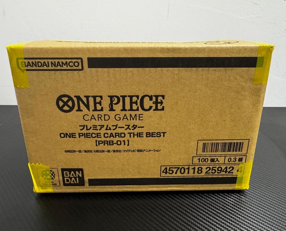Bandai One Piece Card Game Premium THE BEST PRB-01 Case Japanese New ...