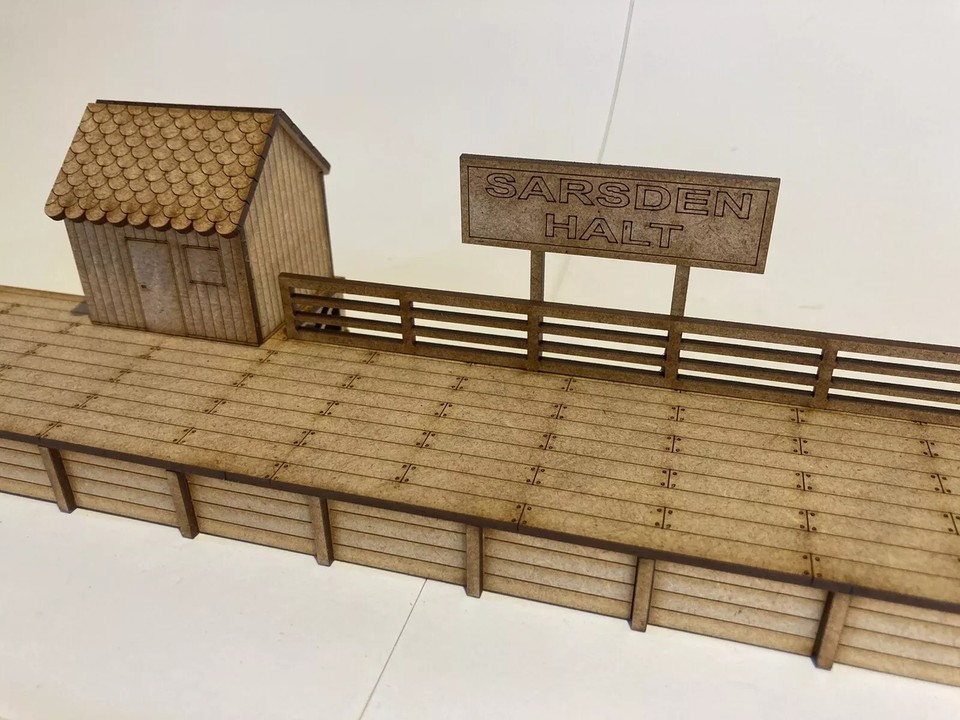 Sarsden Halt Platform Kit Inc Ramps. Railway Scenery. Train. OO Gauge 1 ...
