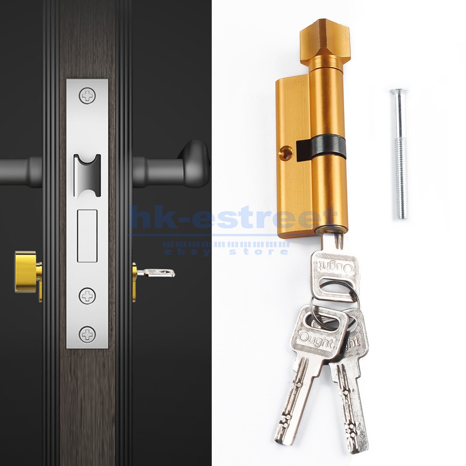70mm Sliding Security Screen Home Door Lock Cylinder Thumb Turn ...