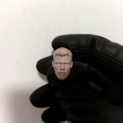 Blank 1/12 Scale The Handsome Calm Thor Head Sculpt Unpainted Fit 6" ML ...