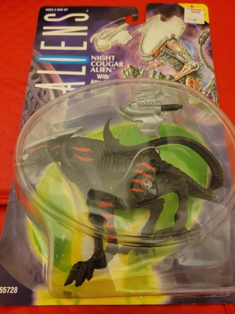 Aliens Night Cougar Alien Figure With Attacking Kamikaze Parasite 1994 ...