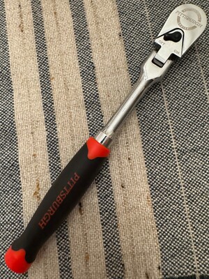 Pittsburgh 62320 Pro 3/8" Drive Regular Handle Flex Head Ratchet Like ...