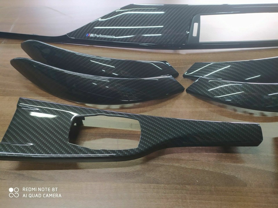 BMW 3 4 Series F30 F31 F36 M performance Interior Trim Kit 7PCS CARBON ...