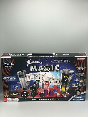 NEW Fantasma Astounding Magic Kit 150+ Tricks and Grand Illusions Fun ...