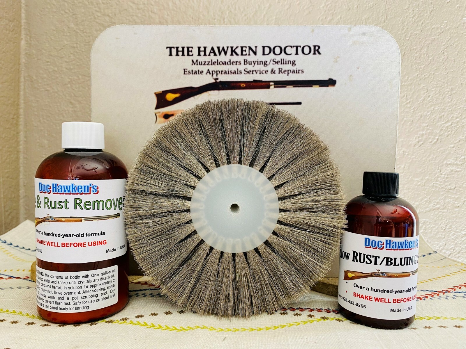 Carding wheel. Blu/Rust Thompson Center Hawken Renegade CVA ...