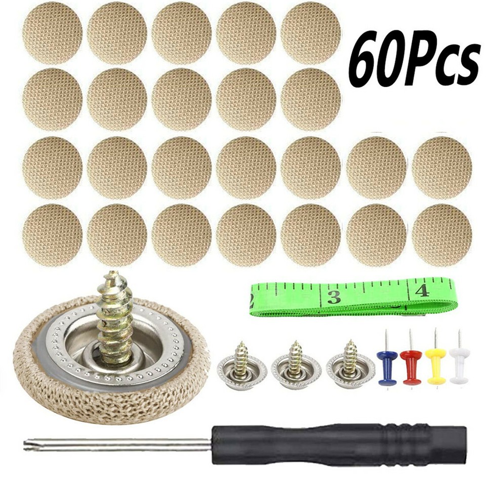 60pc Sagging Headliner Roof lining Ceiling Kit FIX Repair Buckle Pins ...