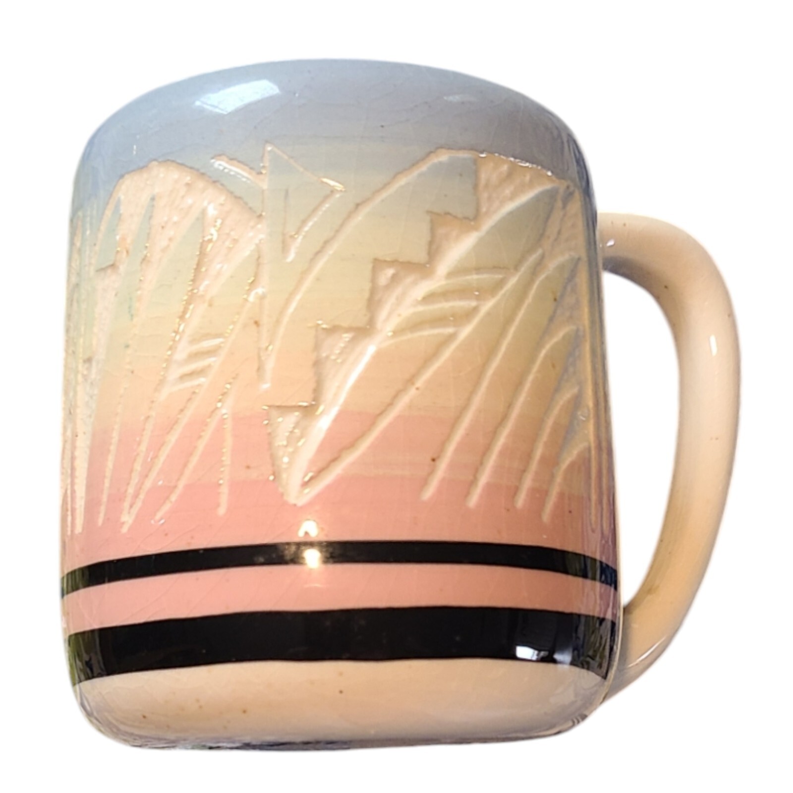 Southwestern Coffee Mug Handcrafted Pottery Native American Signed USA ...