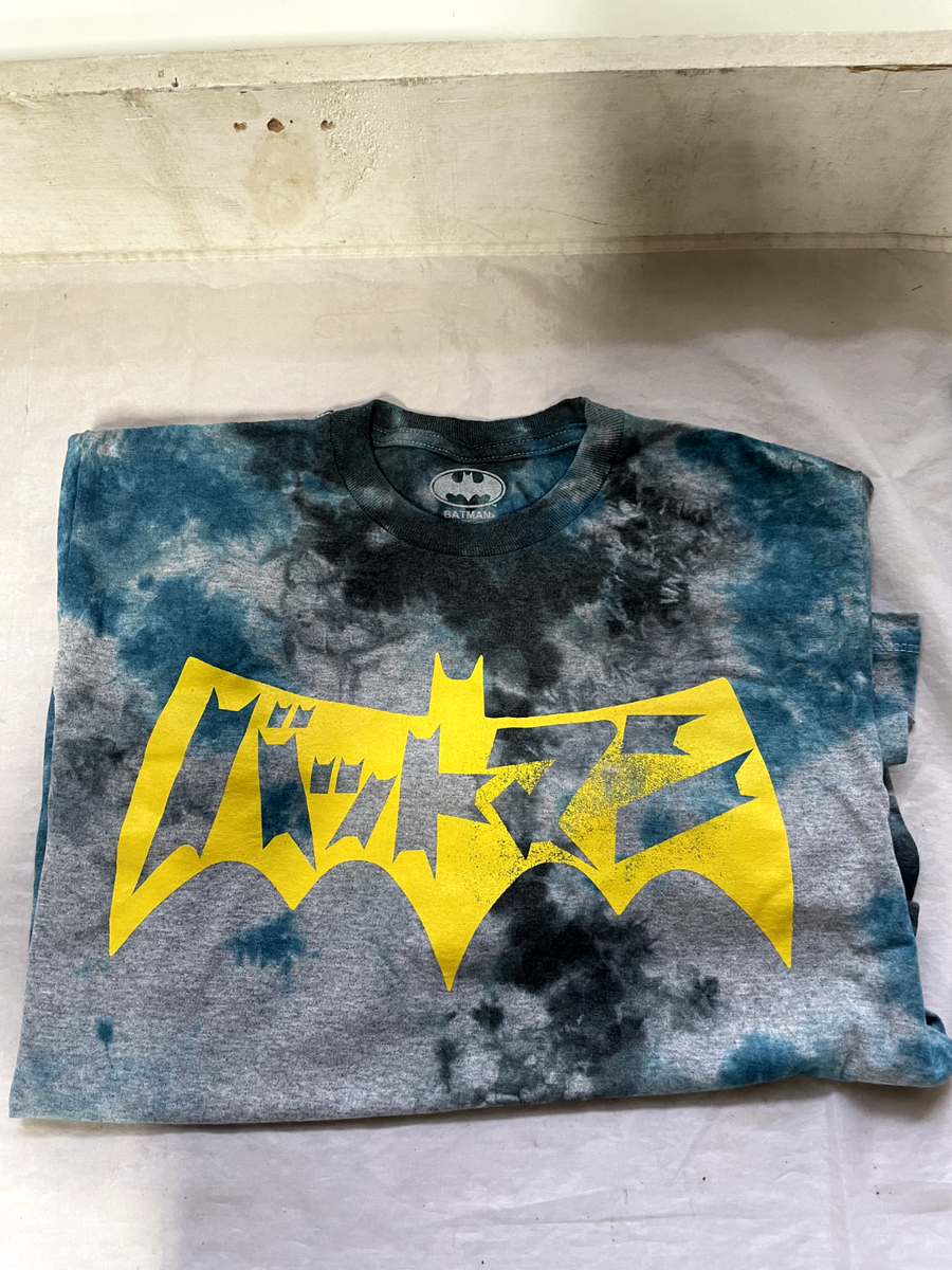 Tie Dye Batman Logo Batman Tie Dye Blanket Multicoloured One Size