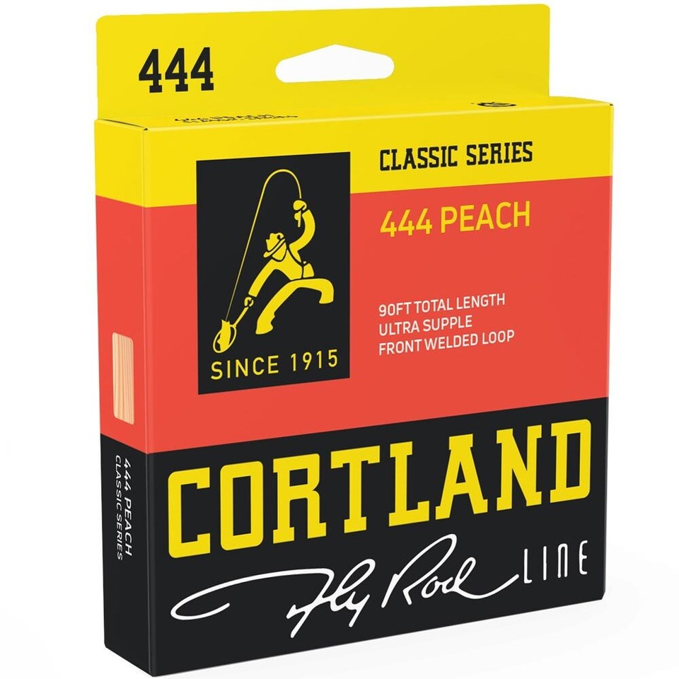 Cortland 444 Classic Peach Floating Fly Line - WF | eBay UK