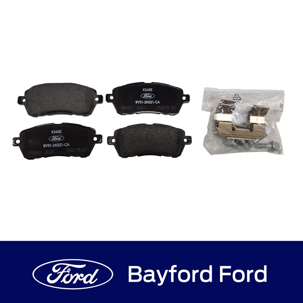 GENUINE FORD FIESTA ST WZ WS FRONT CALIPER BRAKE PAD KIT 05/11/2012 ...