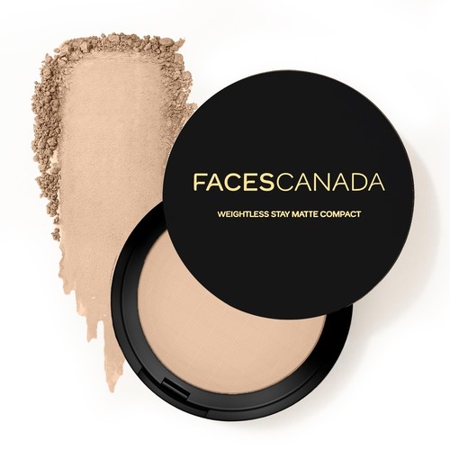 FACES CANADA Weightless Stay Matte Finish Compact Powder - Ivory, 9 g ...