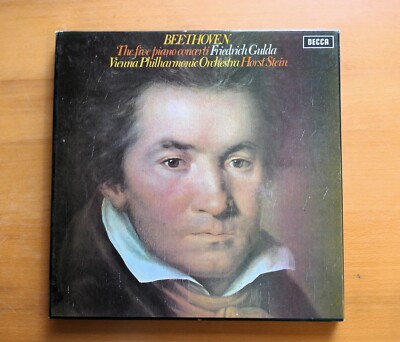 SDDE 304/7 Beethoven Five Piano Concerti Friedrich Gulda Stein 4LP ...