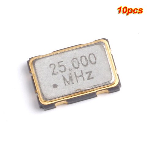 10pcs SMD 5032 25MHz ±20PPM 3.3V active crystal oscillator 4-pin ...
