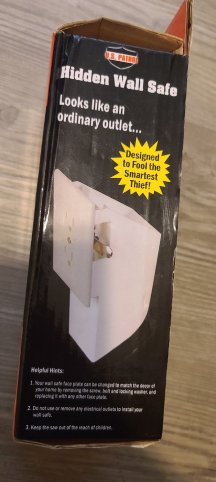 Hidden Wall Safe Security Electrical Outlet Keys Vault Secret Hide ...