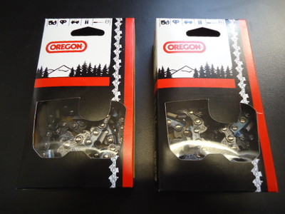 2 Oregon 72EXJ084G Skip Tooth Chain 3/8 .050 84 DL 24" For Husqvarna ...