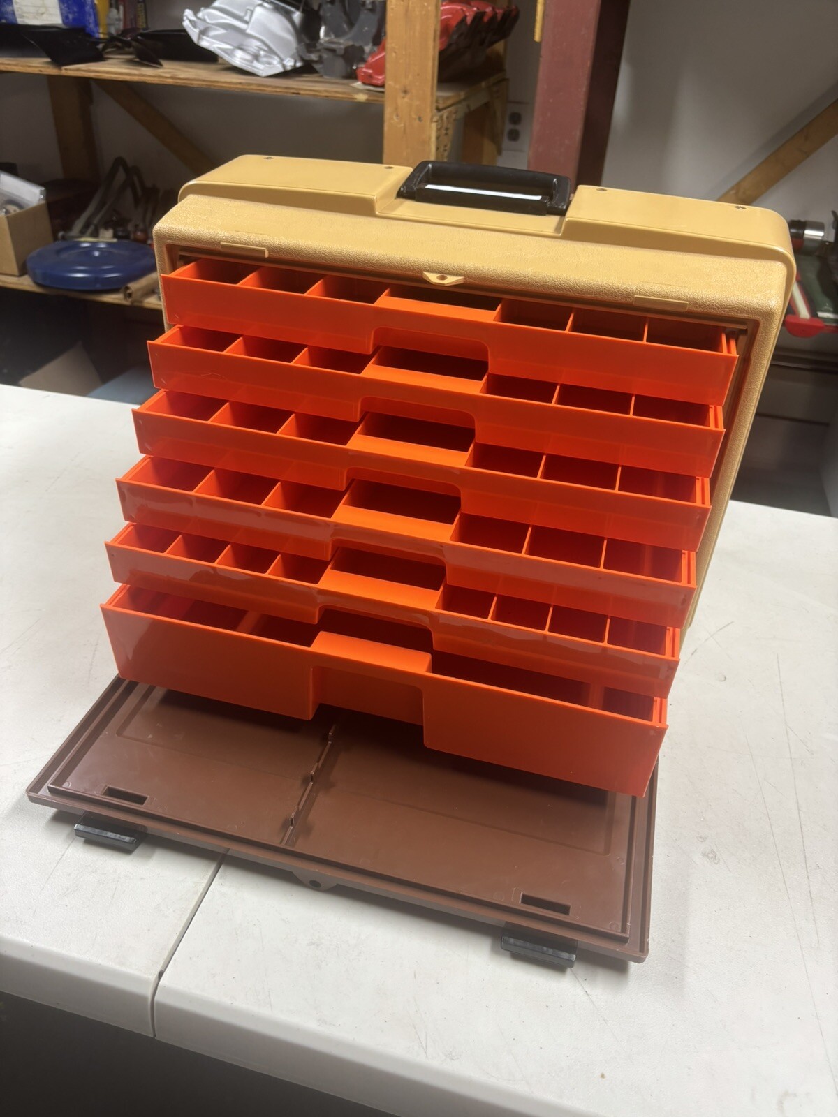 HO Slot Car Carrying Case Racer’s Storage Box Heavy Duty Plastic | eBay