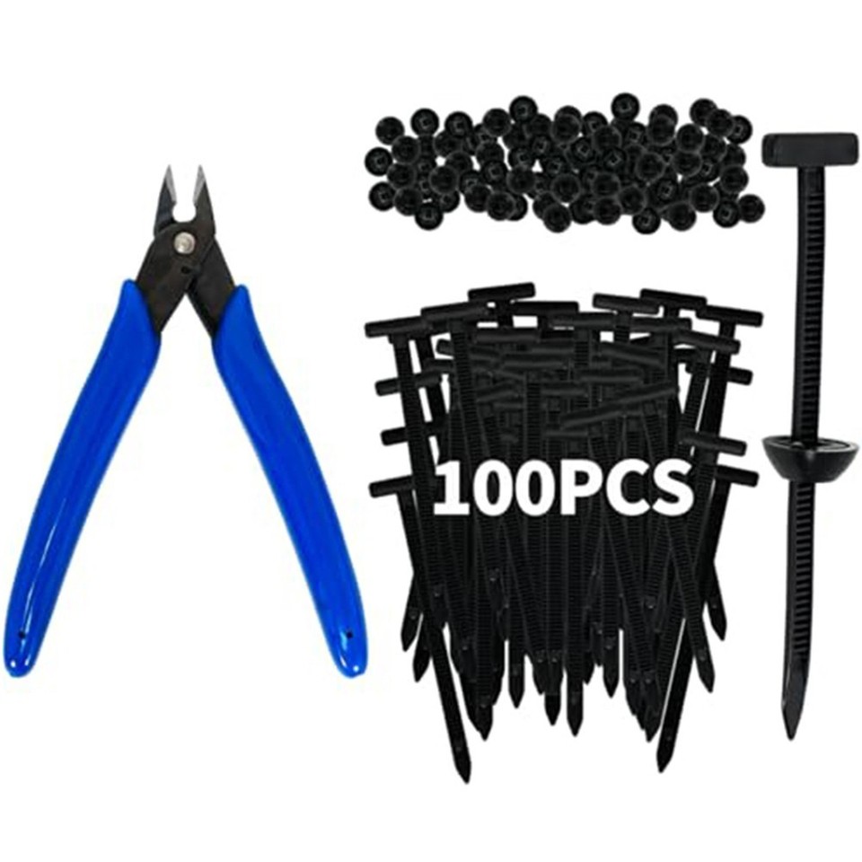 For Organizing Cables Nylon Cable Ties Flush Cutter Set On-the-Go ...