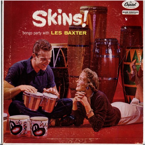 LES BAXTER skins U.S. CAPITOL LP T-774_orig 1957 PERCUSSION bongo party ...
