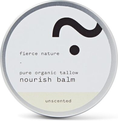 Fierce Nature Pure Organic Tallow Nourish Balm (Unscented) 100g-7 Pack ...