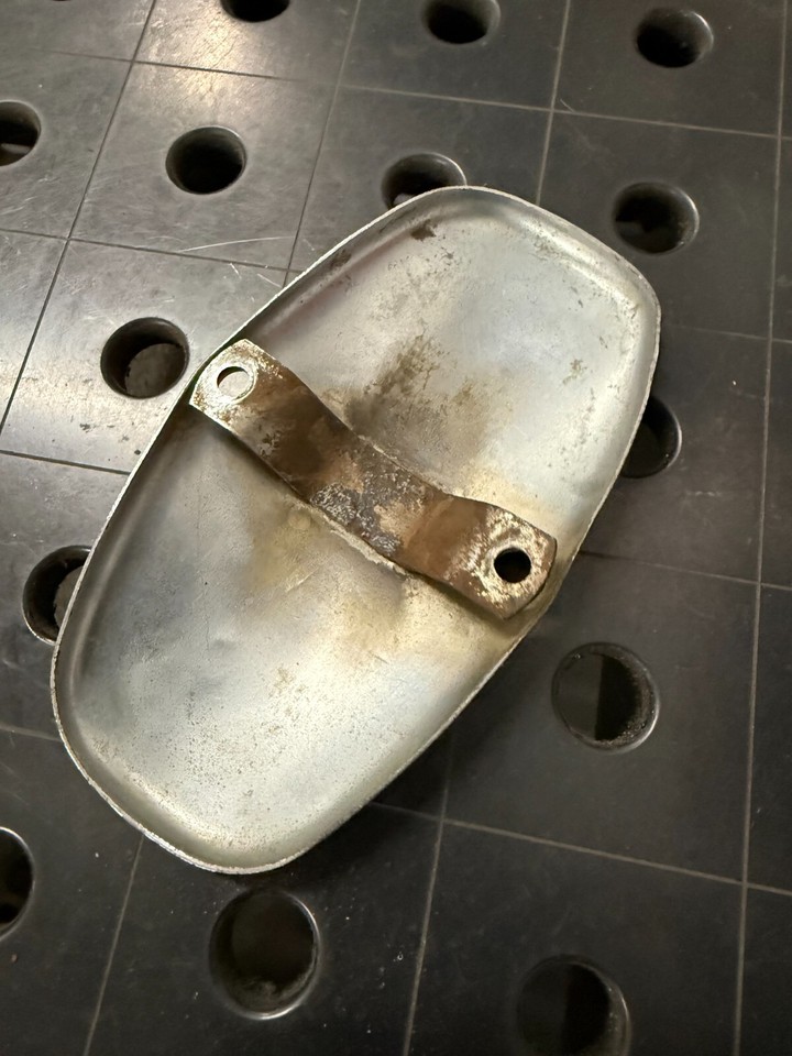 Harley OEM Exhaust Pipe Boot guard shield Brass Panhead Knucklehead | eBay