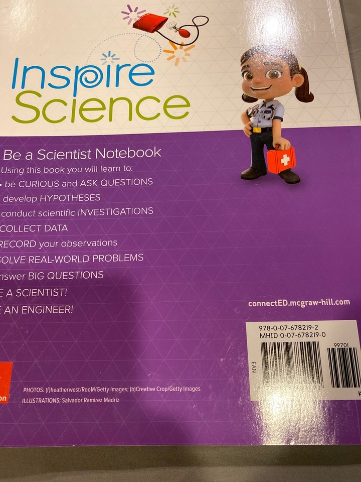 Be a Scientist Notebook Student Journal Grade K | eBay