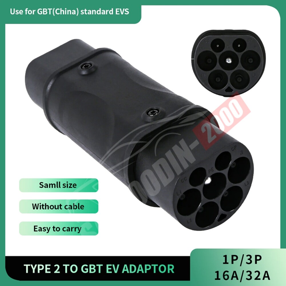 Type 2 to GBT 32A Cable EV Plug to IEC 62196 Connector for Car Charging ...
