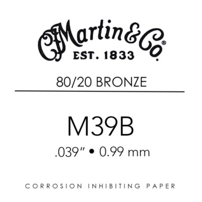 Martin & Co. - M39B - Corde à l'unité pour guitare acoustique - Bronze ...