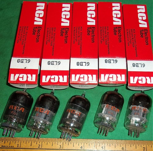 (5) NOS RCA 6LB8 Triode/Pentode Tubes (same codes) Test GOOD! | eBay