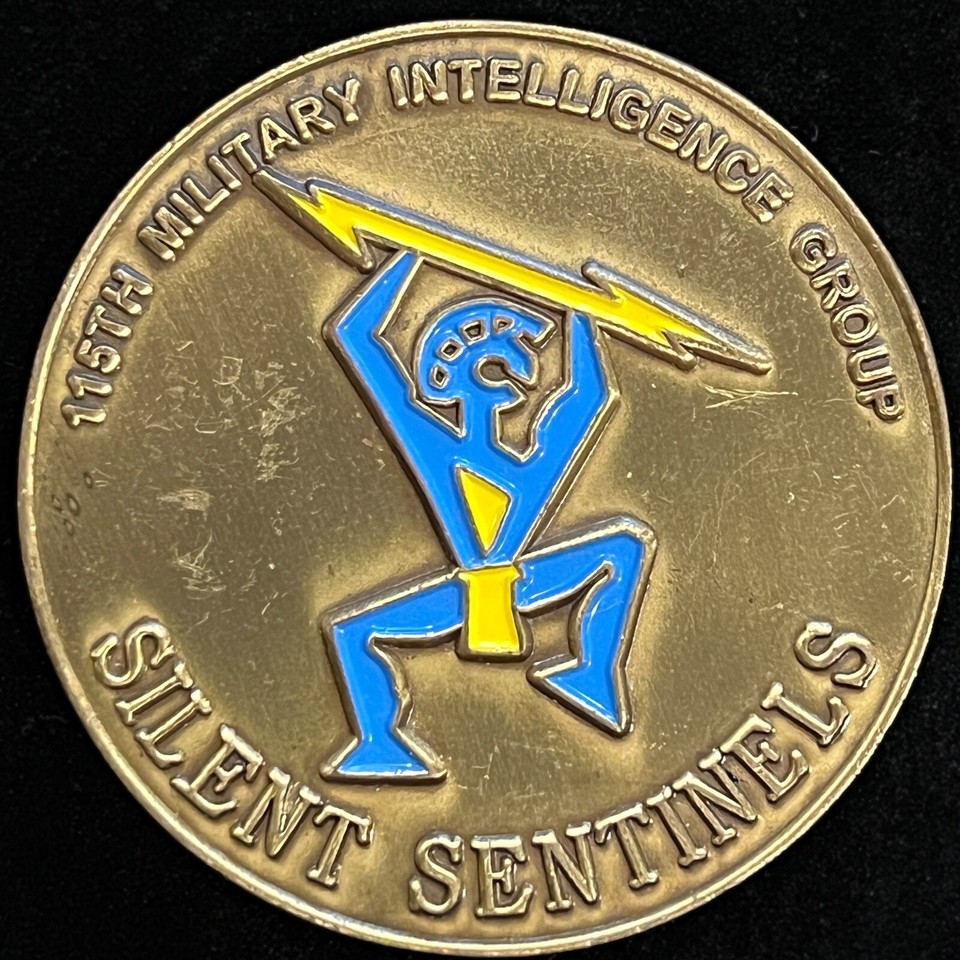 115th Military Intelligence Group Commander Challenge Coin | eBay