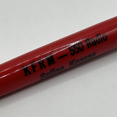 VTG Lindy Ballpoint Pen KFRM AM 550 Radio Salina Kansas | eBay