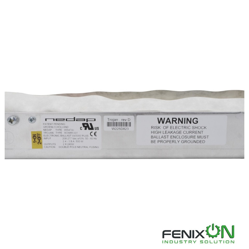 NEDAP 9554700 ELECTRONIC BALLAST UV3000 PLUS | eBay