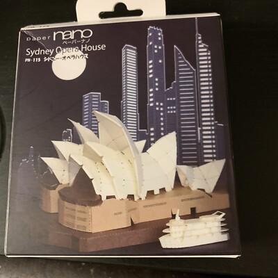 NEW Paper Nano Sydney Opera House 3D DIY Craft Model Kit | eBay